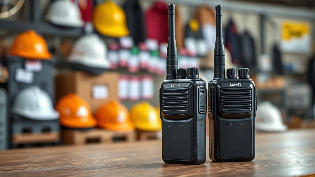 Zakelijke portofoons voor veiligheid, bouw en horeca toepassingen